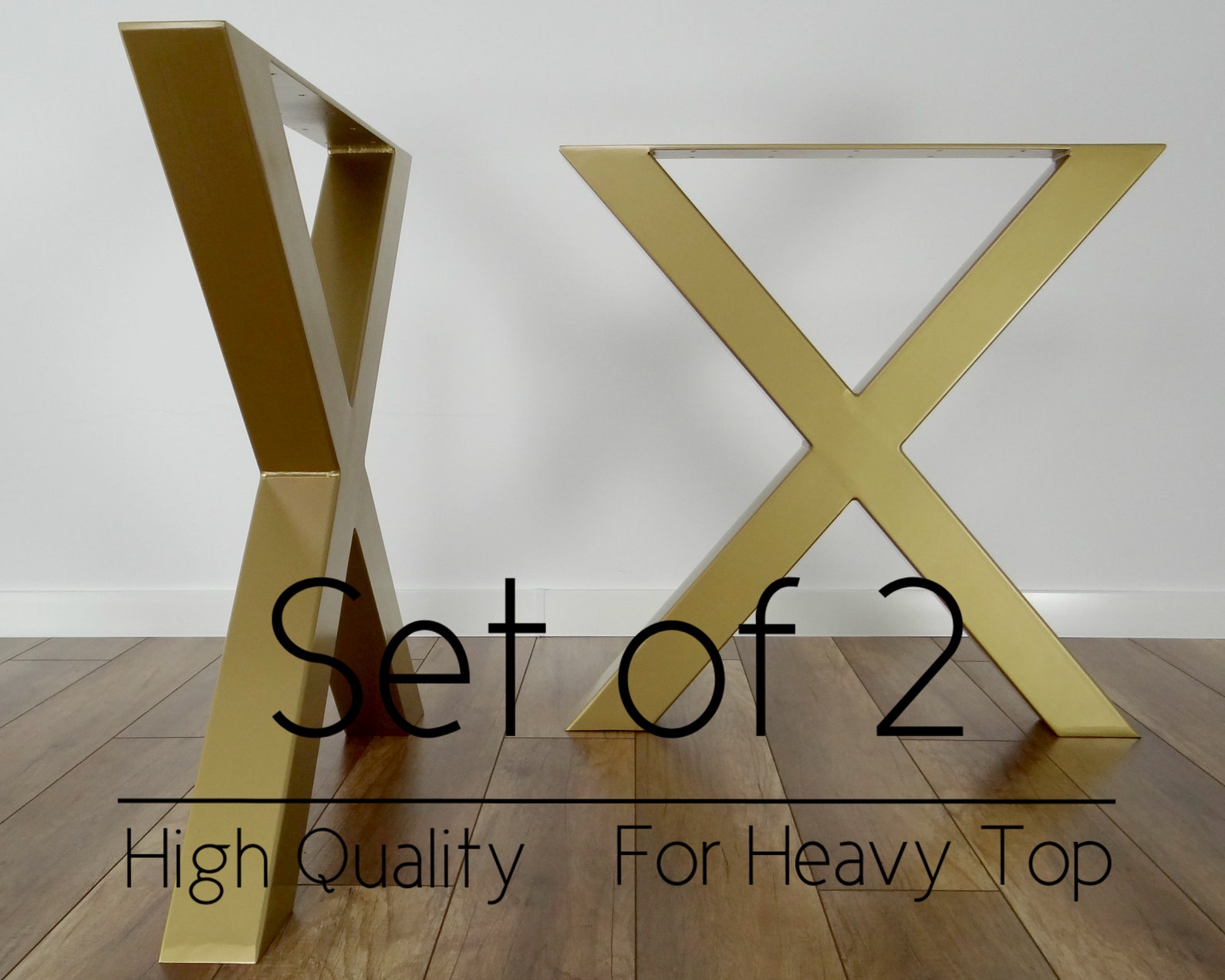 Metal Dining Table Legs. Heavy Duty Steel Table Base. - Etsy