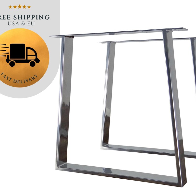 Chrome Table Legs - Etsy
