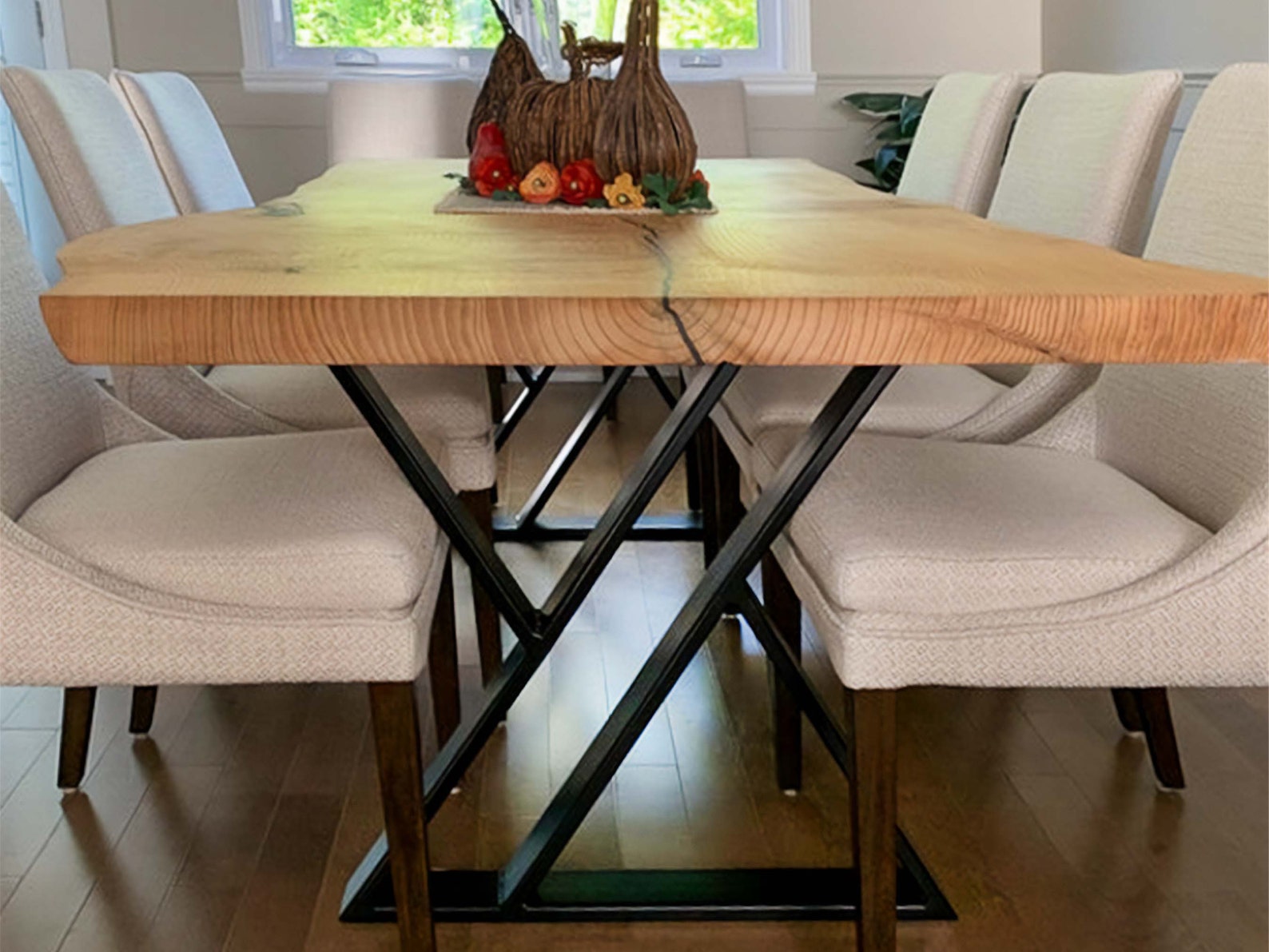 Handmade Furniture Metal Dining Table Legs. Industrial Kitchen - Etsy