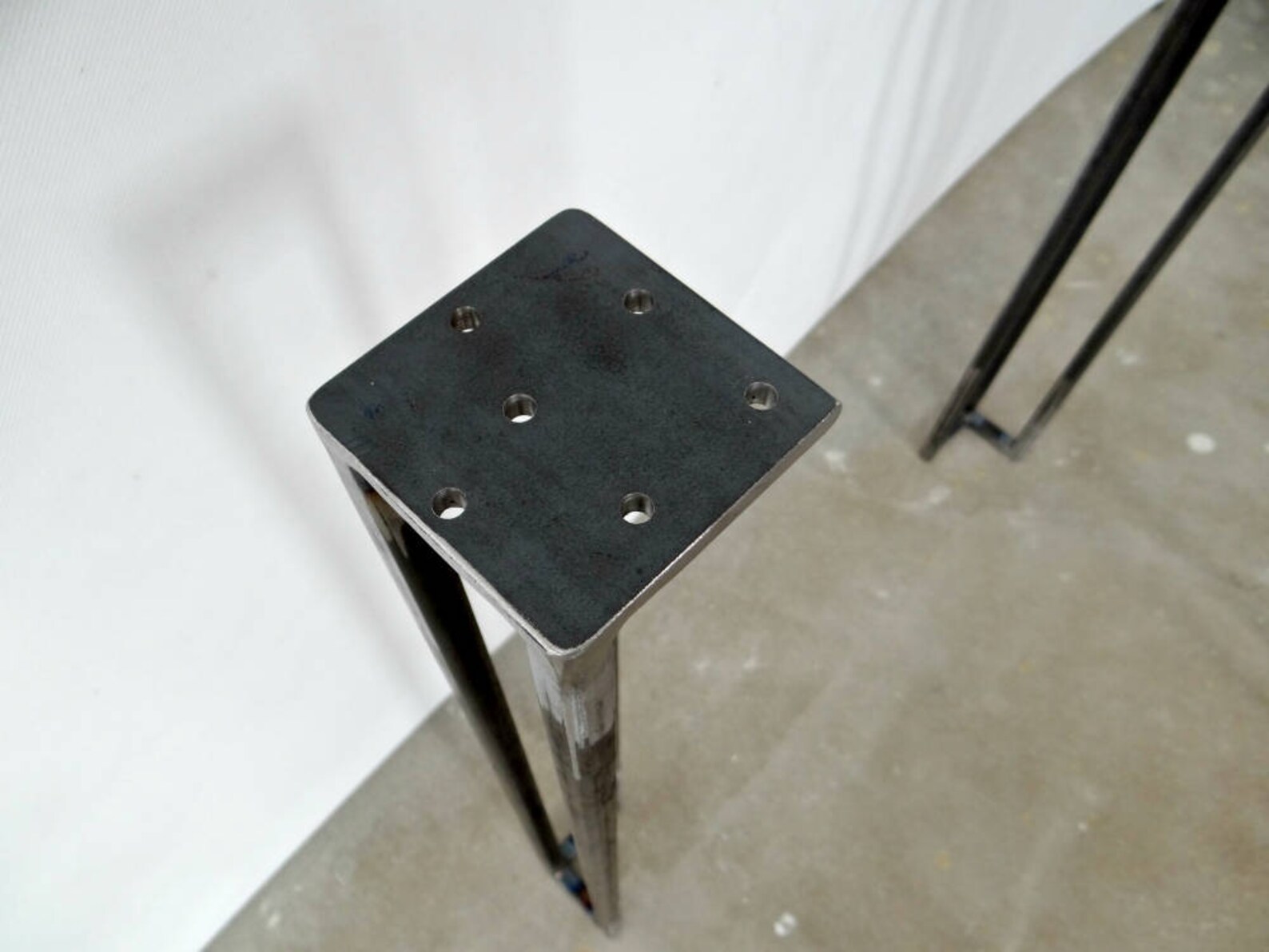 Metal Dining Table Legs set of 4 Legs. Square Hairpin Steel - Etsy