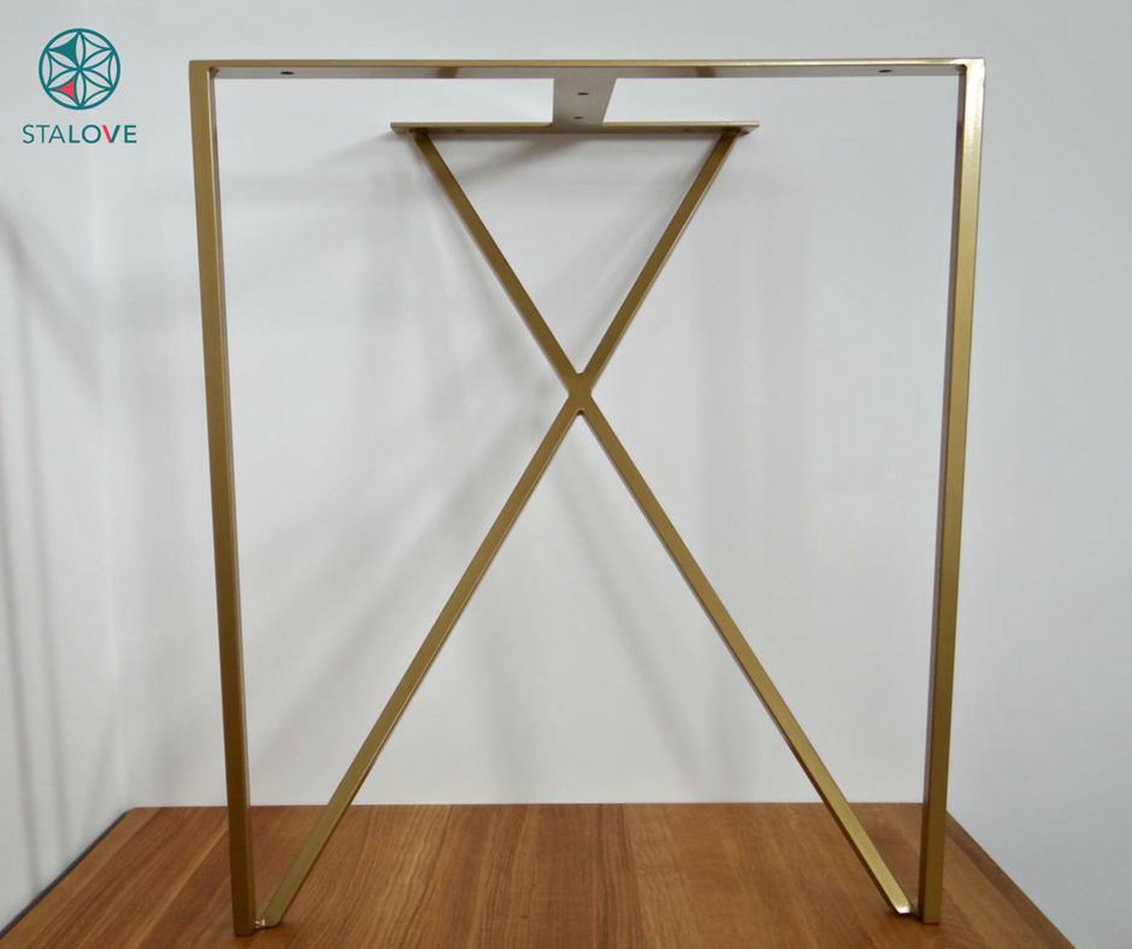 Steel Dining Table Legs. Metal Table Legs set of 2. Iron - Etsy