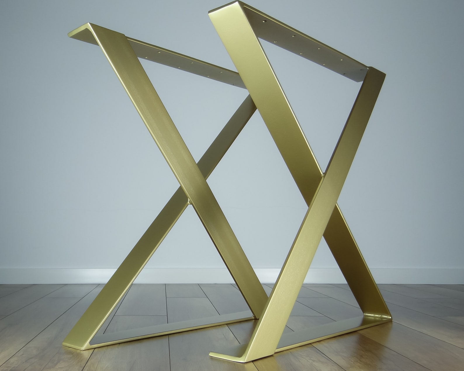 Metal Dining Table Legs. Desk Legs. Xz-shape Table Legs. | Etsy