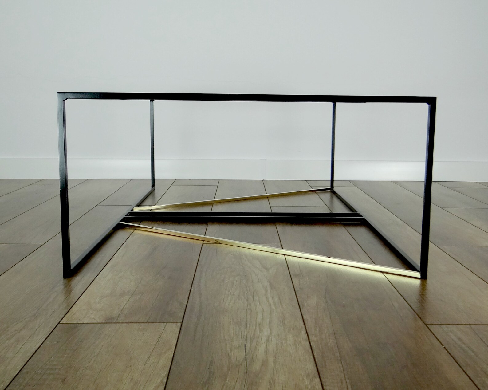 Metal Coffee Table Base 100x60cm. INKA Brass and Steel. Large - Etsy