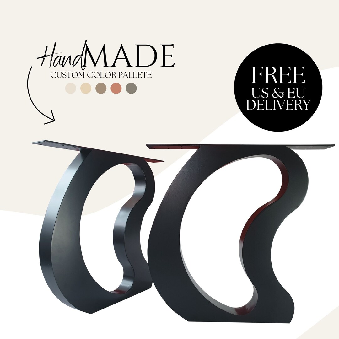 Metal Dining Table Legs. Kitchen Farmhouse Table Legs. Heavy Duty ...