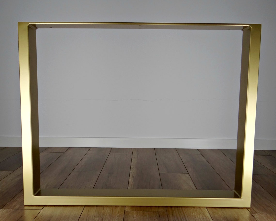 Metal Dining Table Legs Set2. 90cm Wide 80x40mm Steel Table | Etsy Ireland