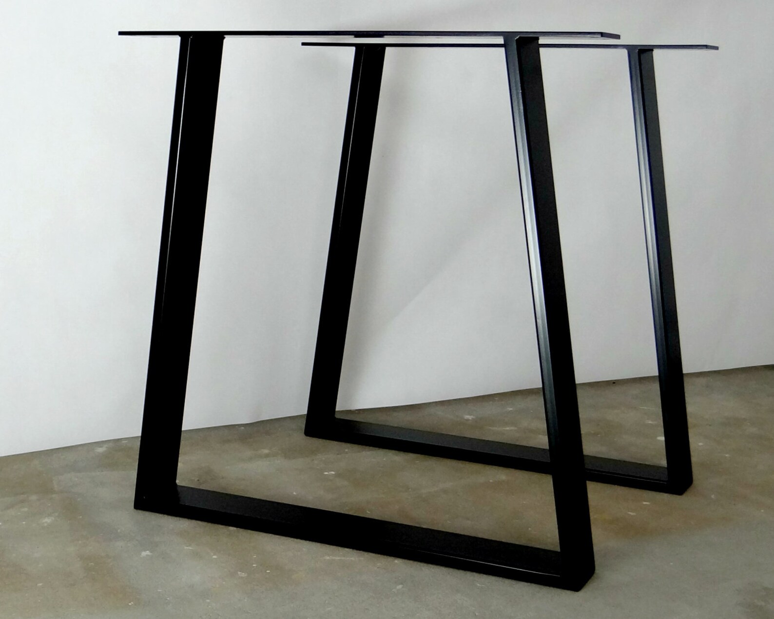 Metal Dining Table Legs set of 2. Copper Colour Steel Table | Etsy UK