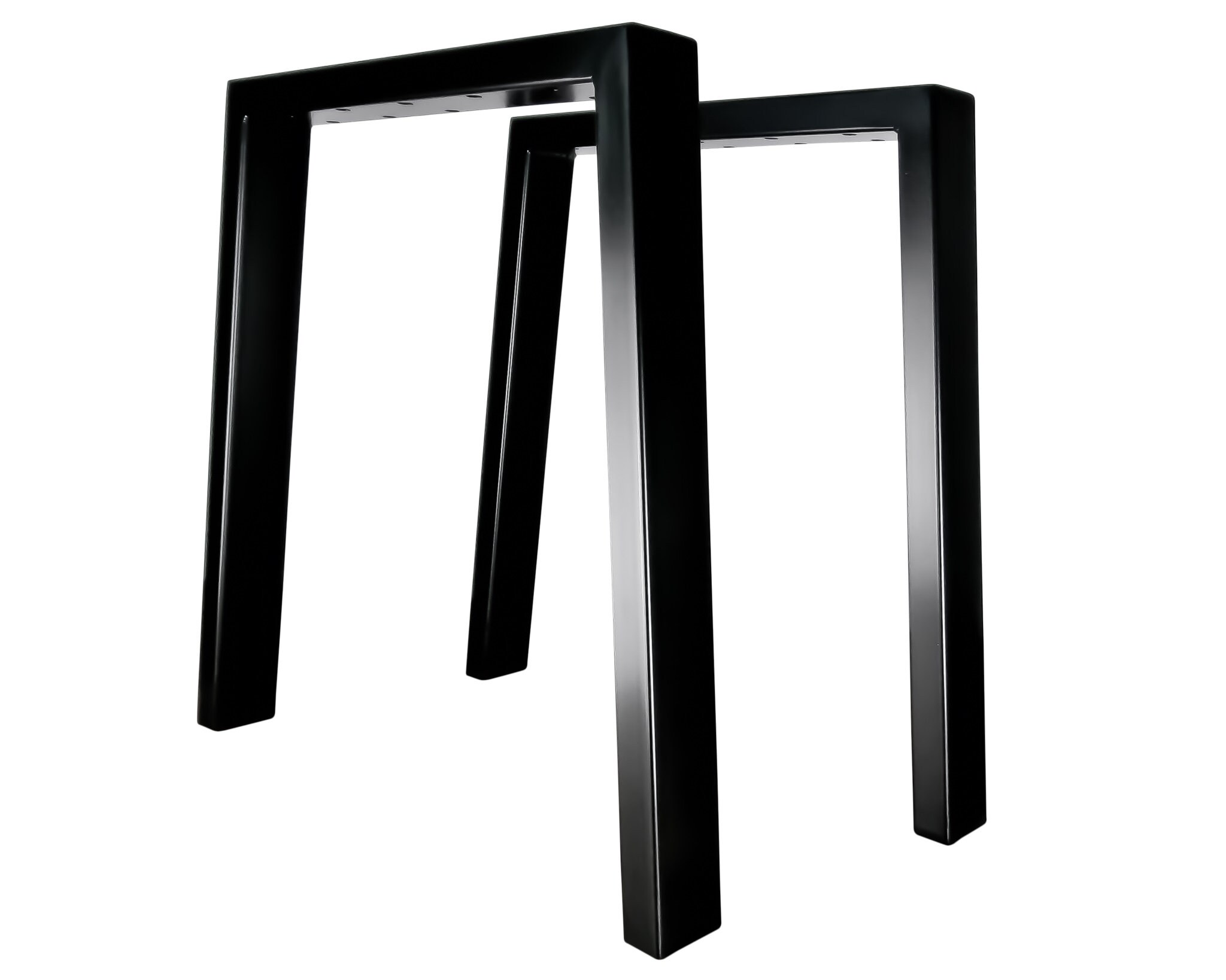WIDE Metal Dining Table Legs Set2. 90cm Wide 80x40mm Steel - Etsy