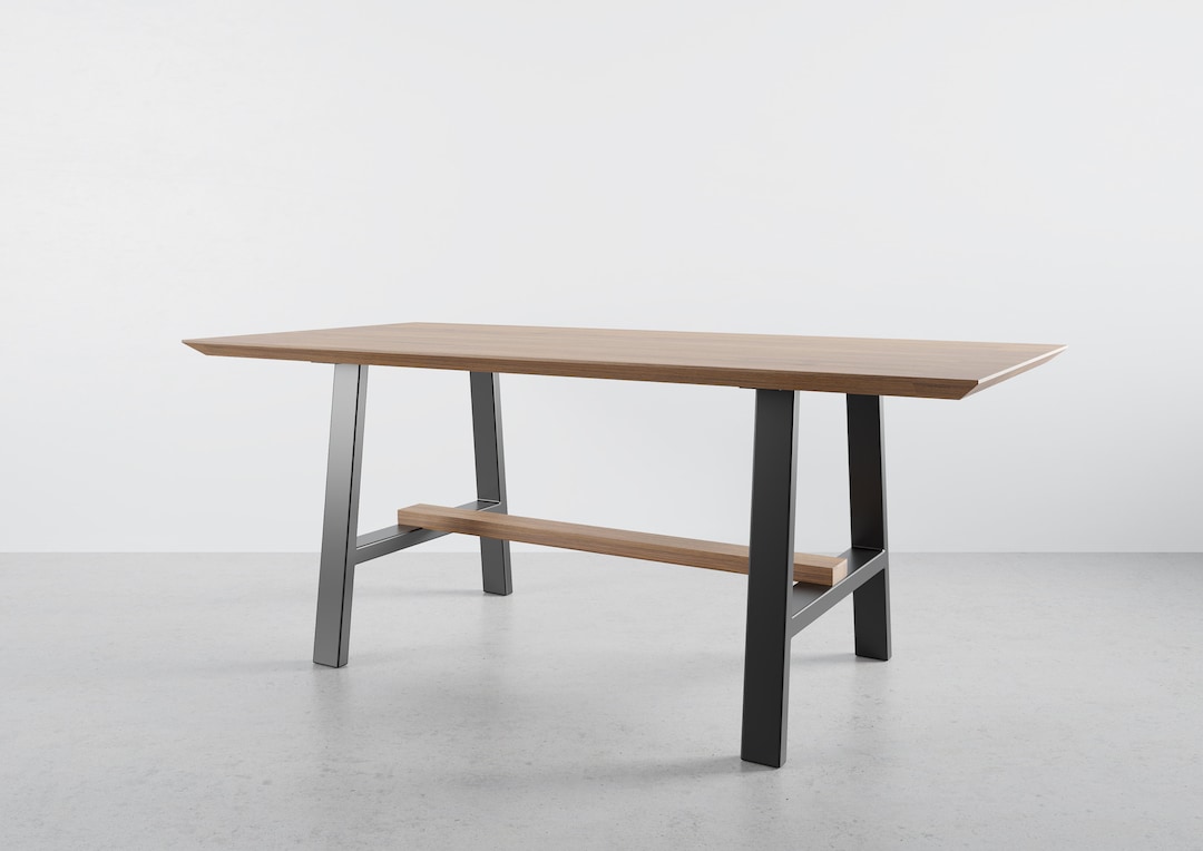 Metal Dining Table Legs (set of 2). Steel Dining Table Legs. Table Base ...