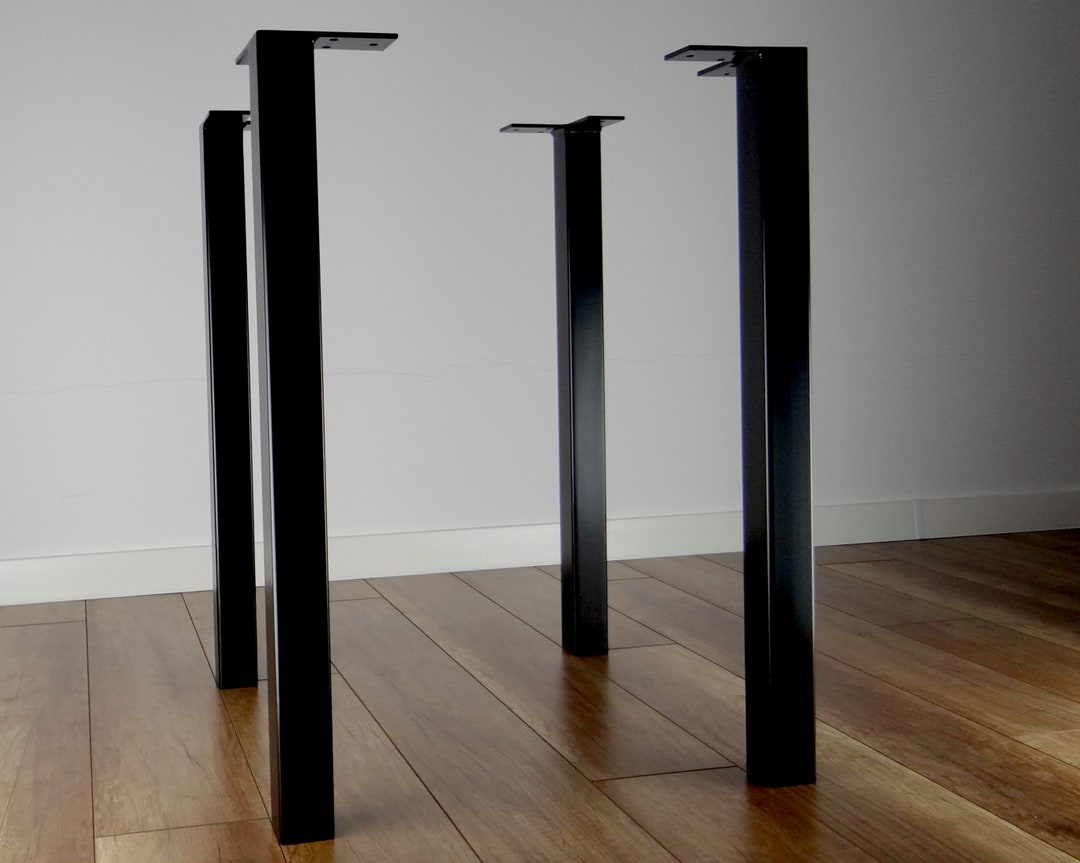 Metal Legs Set of 4. Sturdy Steel Legs for Your Table or Desk. - Etsy
