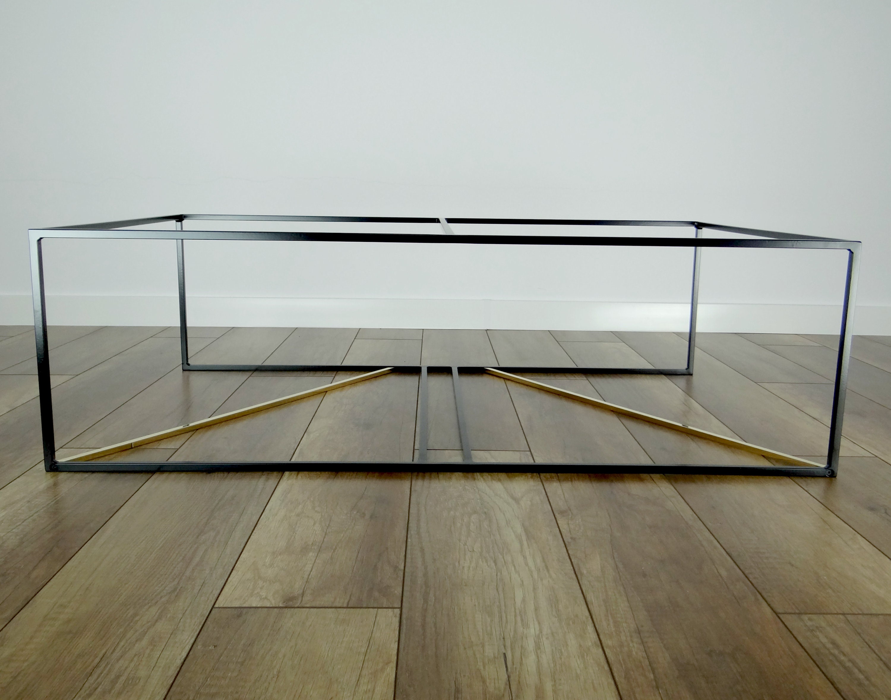 Metal Coffee Table Base 100x60cm. INKA Brass and Steel. Large - Etsy