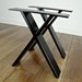 Metal Coffee Table Legs 2. Steel Coffee Table Legs for Bench, Stool. X ...