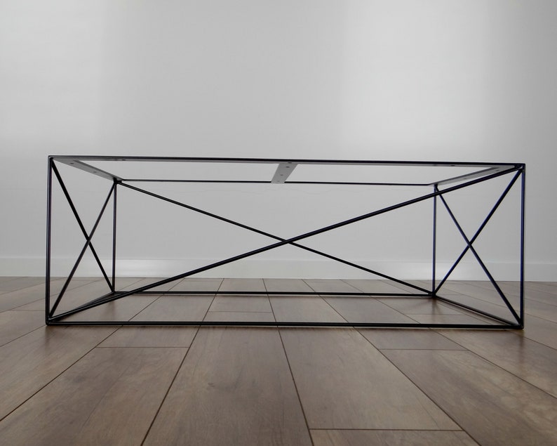 Metal Coffee Table Base CHARLIE XL size 100x60cm. Mid | Etsy