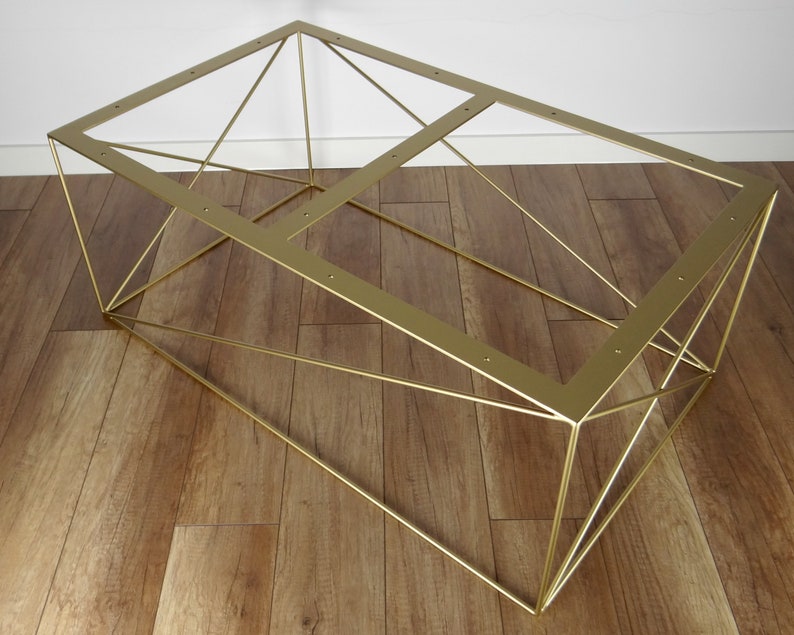 Metal Coffee Table Base CHARLIE XL size 100x60cm. Mid | Etsy