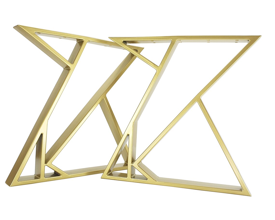 Modern Metal Table Legs. Strong Steel Dining Table Base. - Etsy