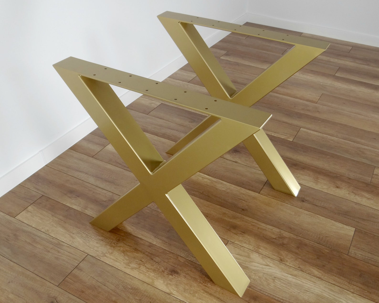 Metal Dining Table Legs. Heavy Duty Steel Table Base. - Etsy