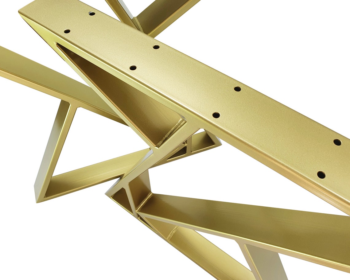 Modern Metal Table Legs. Strong Steel Dining Table Base. - Etsy