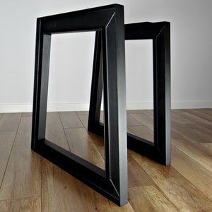 Metal Dining Table Legs (set of 2). Industrial Steel Table Legs. Table ...