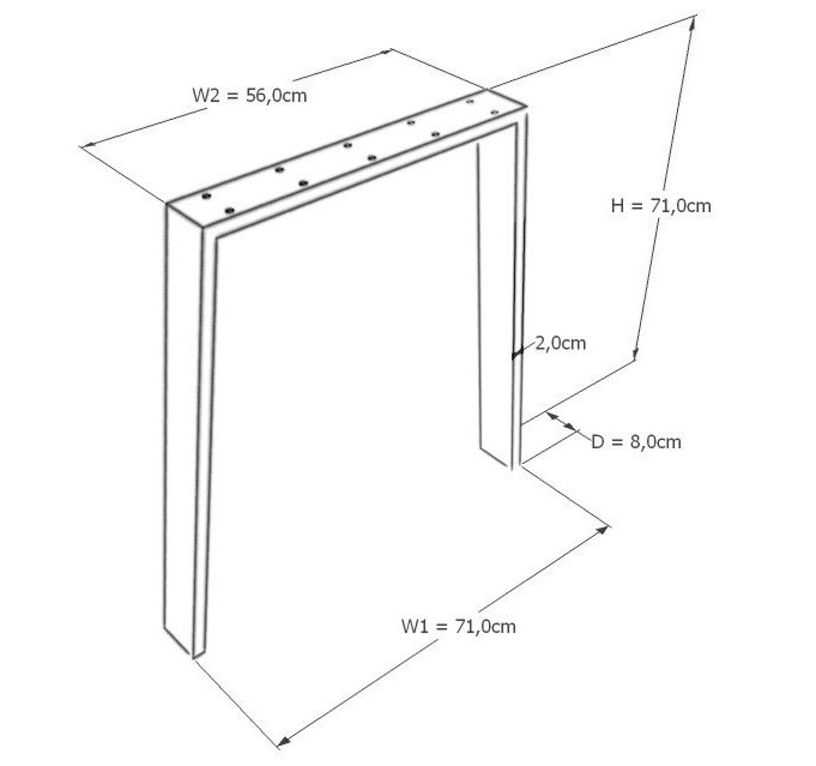 Metal Dining Table Legs Set2. Steel Table Legs. Iron Table | Etsy