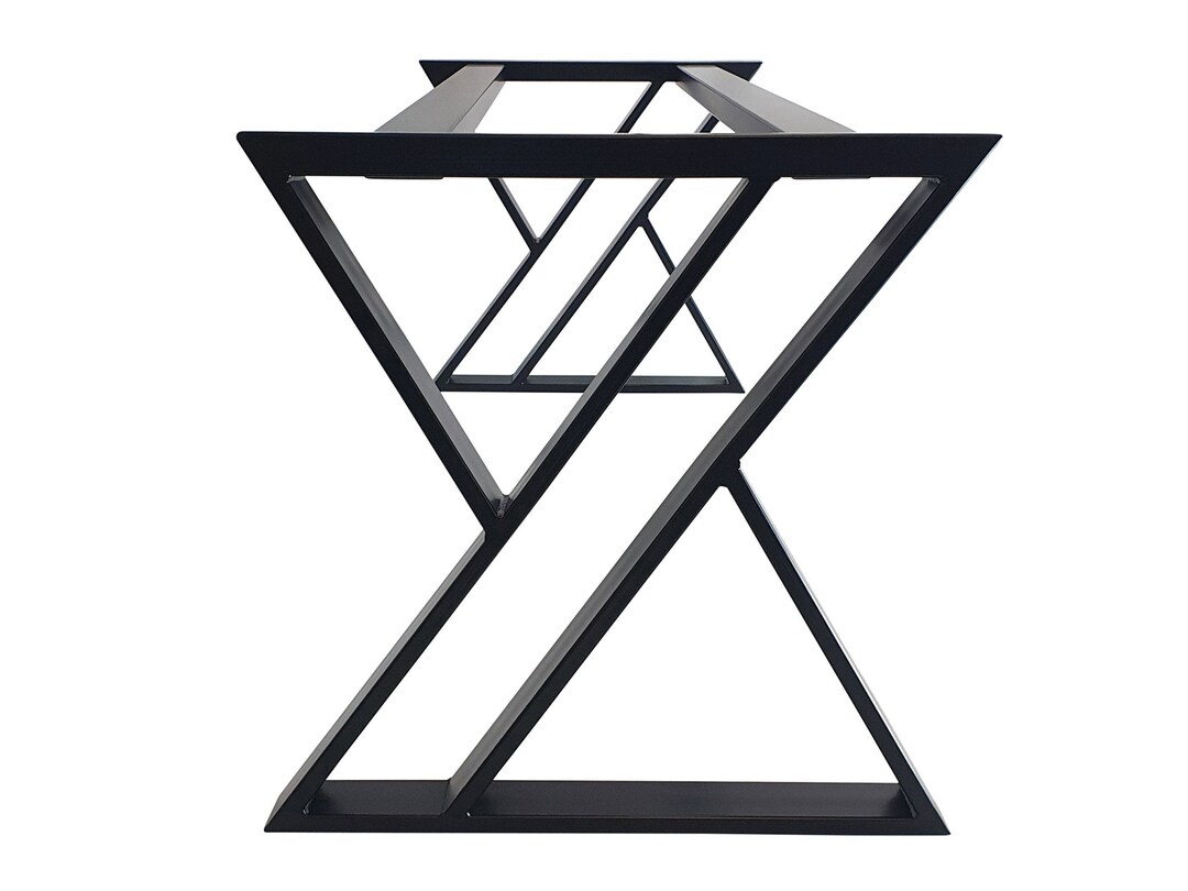 Metal Dining Table Legs for Heavy Marble and Glass Top 71x71cm. Steel ...