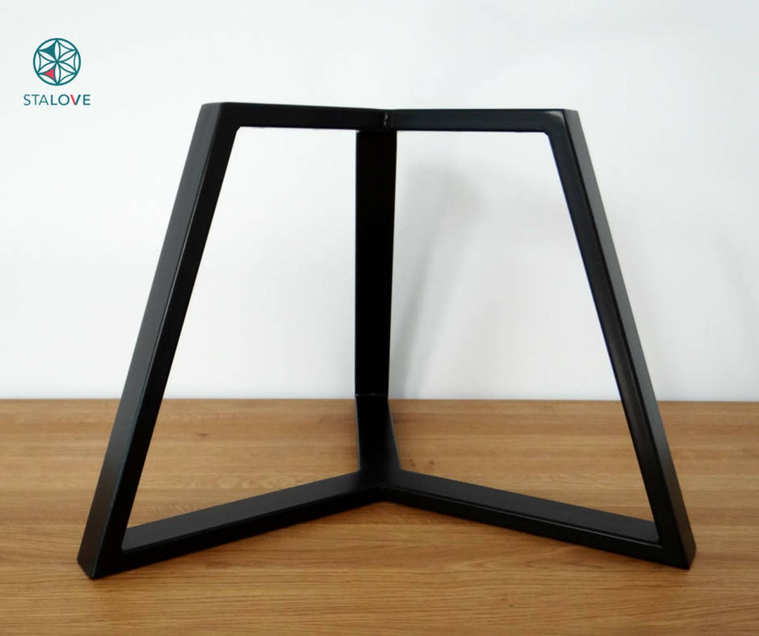16" Steel Table Legs for Round Table. Coffee Table Legs. Industrial ...