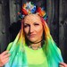 Rainbow Pride Crown Mermaid Crown Gem Crown Crystal Crown Festival ...