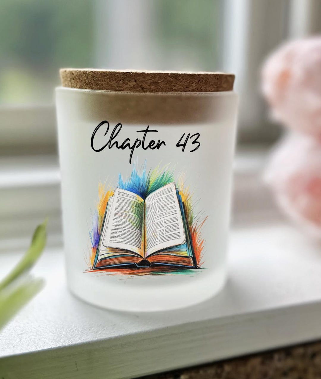 Personalized Birthday Candle – Chapter Custom Age Candle for Book ...