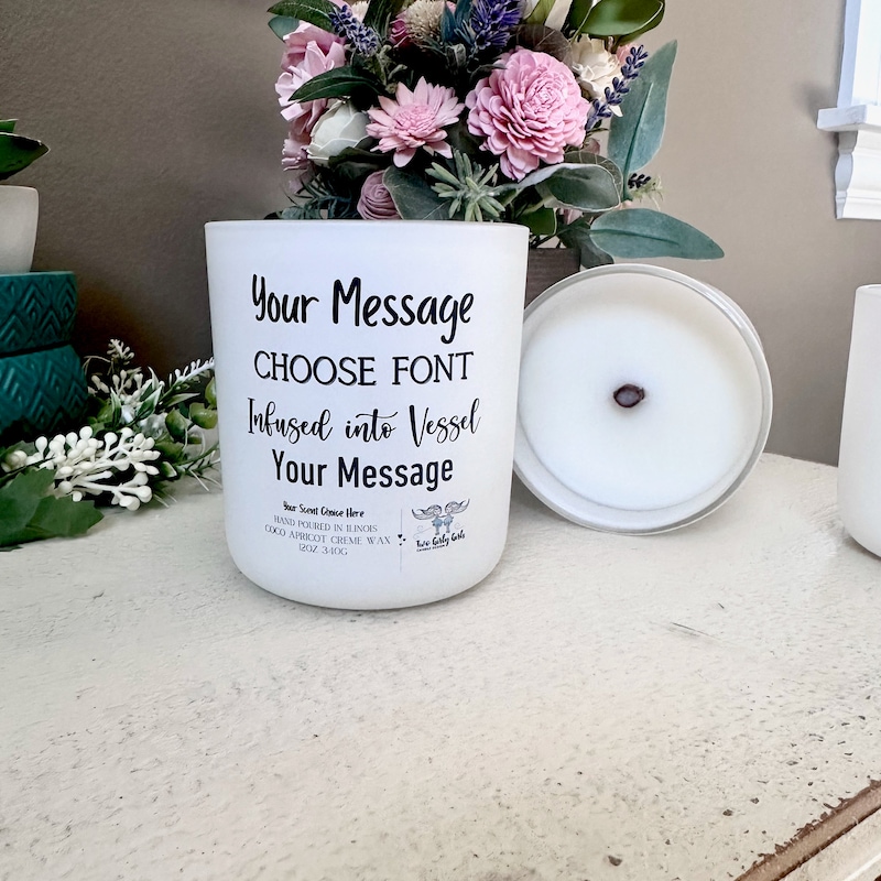 Candles With Message - Etsy