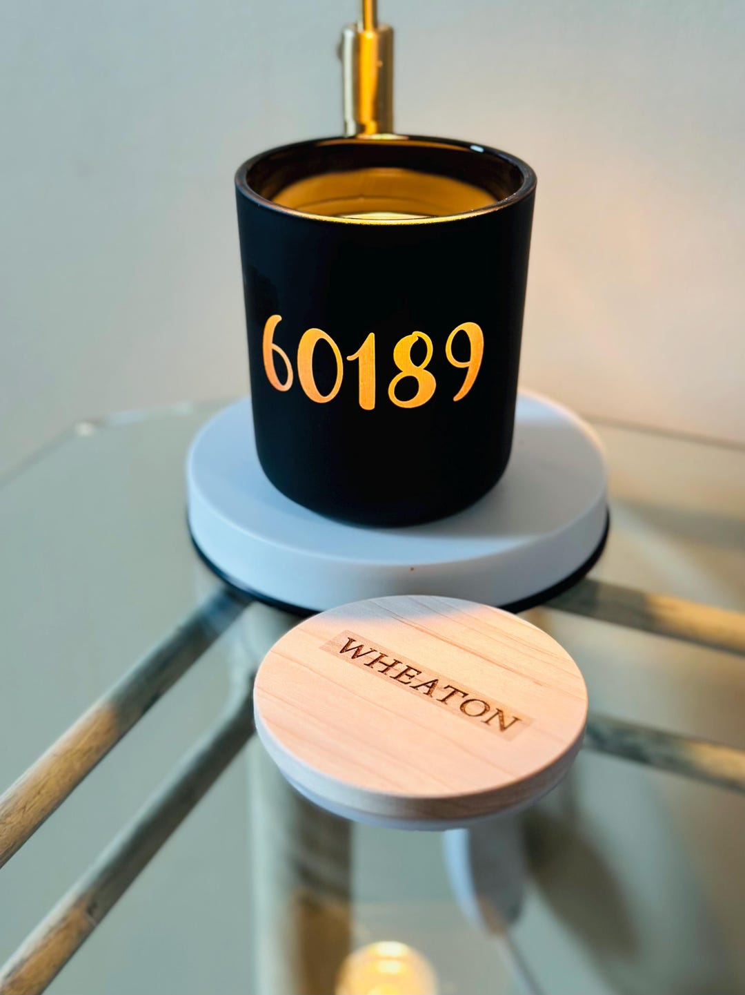 Engraved Zip Code Candle – Personalized City Name Engraved Lid – Custom ...