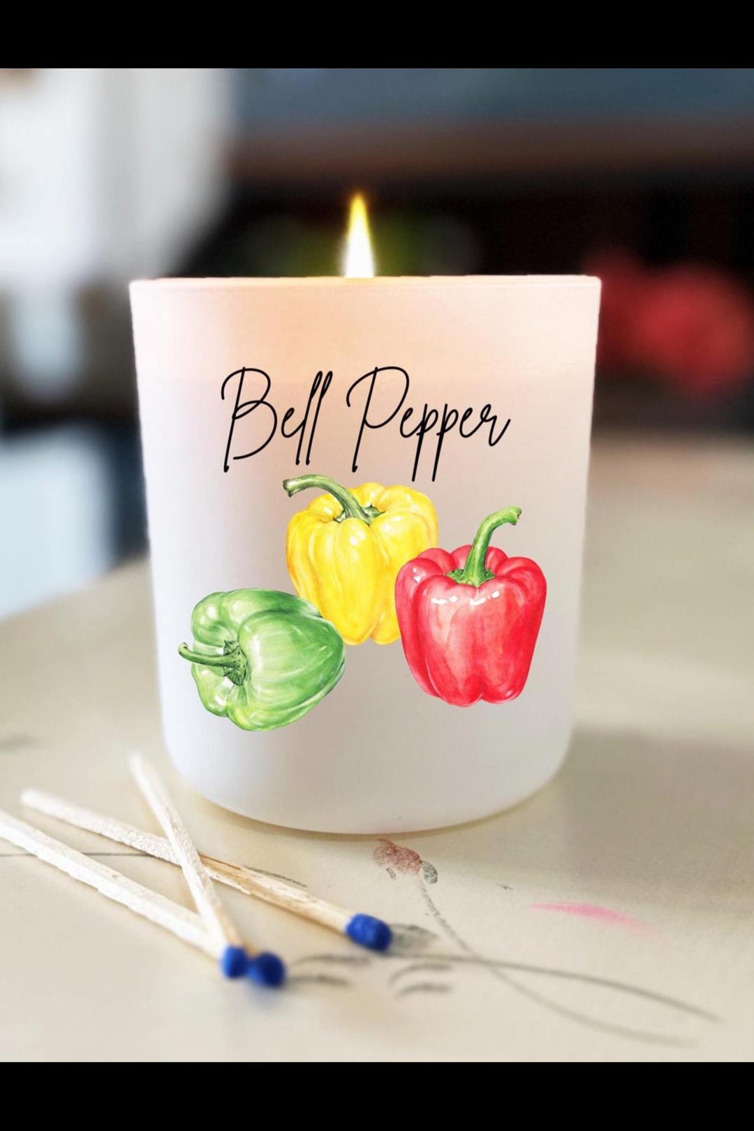 Bell Pepper Candle – Garden Chef Vibes in a Jar – Earthy Summer ...