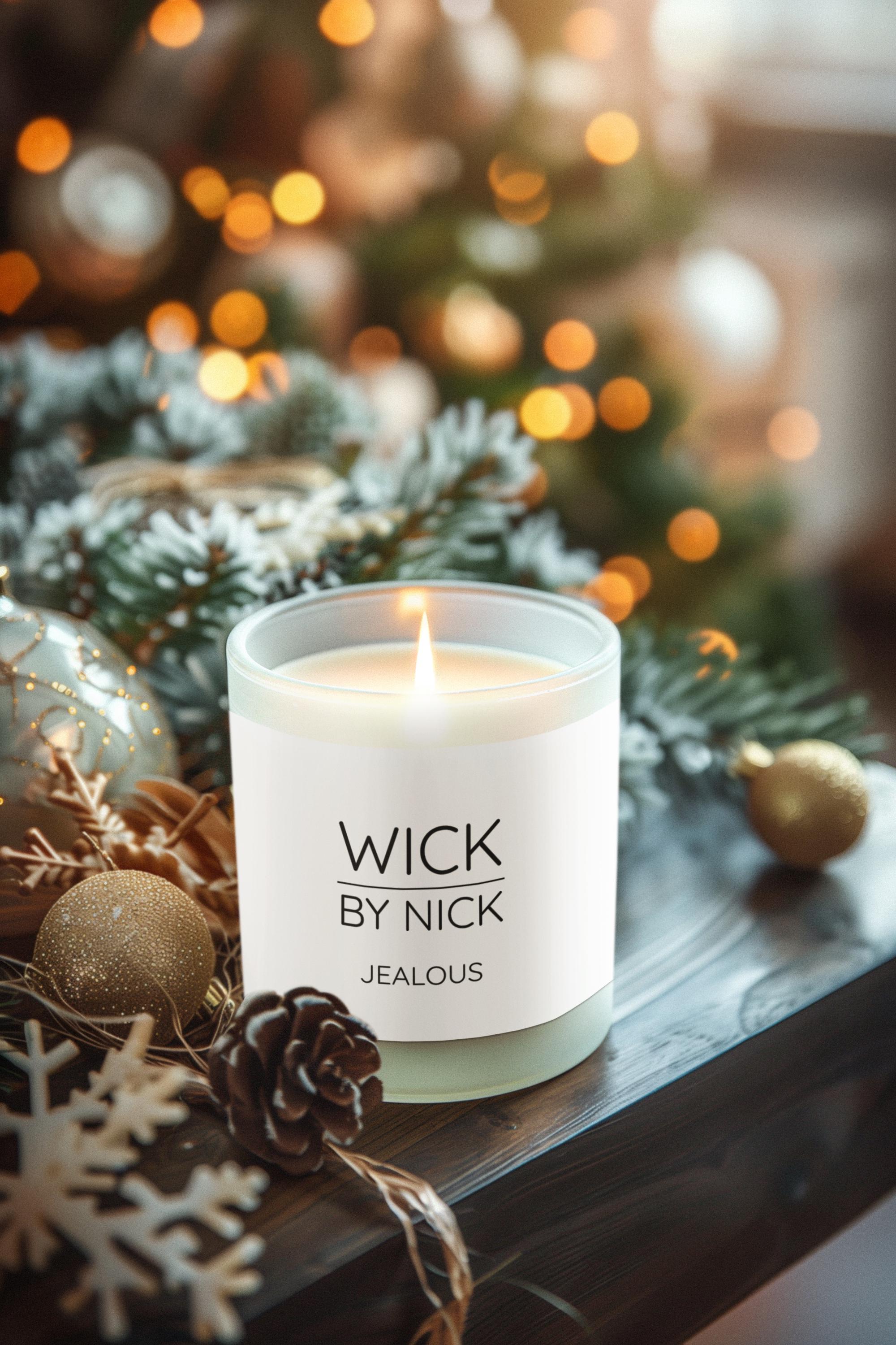 Wick by Nick Jealous Candle Label 11oz Scented Candle Wooden Wick ...