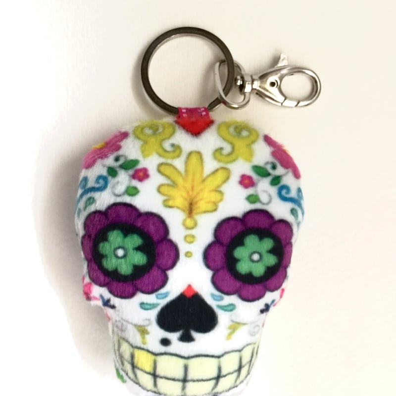 Skull Soft Keychain - Etsy