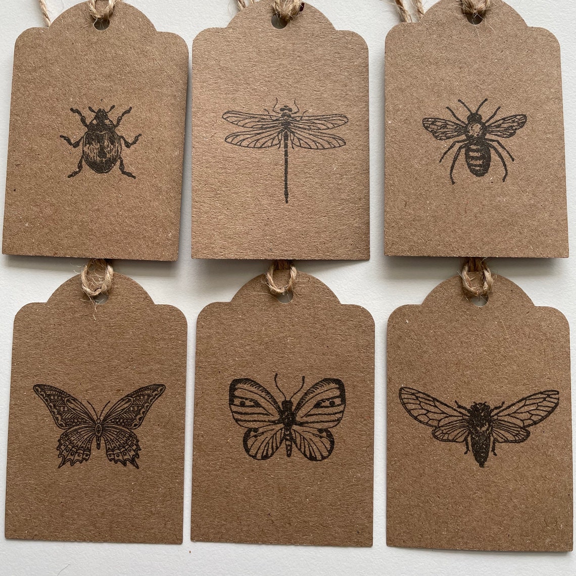 Wildlife Insect Gift Tags Vintage Style Label Tags for Gift - Etsy