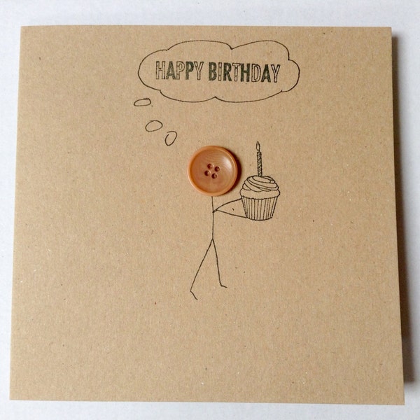 Stick Figure Card - Etsy