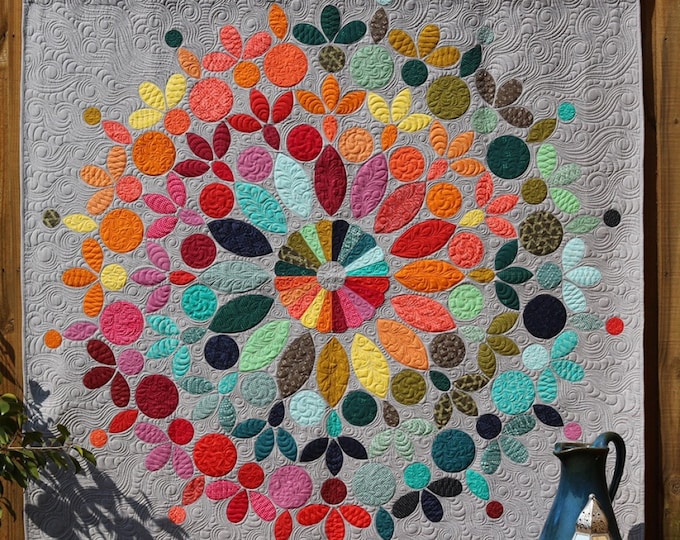 Modern Mandala Quilt Pattern Set - Etsy