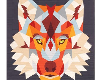 Wolf Quilt Pattern - Etsy
