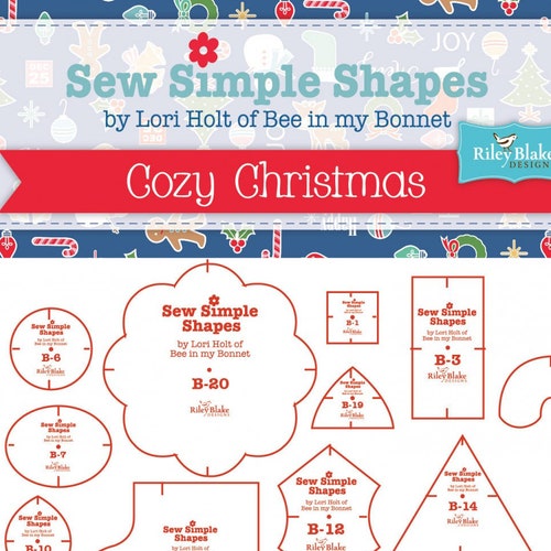 Autumn Love Sew Simple Shapes Template Set by Lori Holt | Etsy