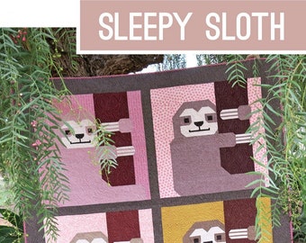 Sleepy Sloth Quilt Pattern - Etsy