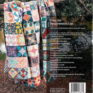 Dear Jen Quilt Pattern Booklet by Jen Kingwell - Etsy
