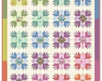 Wish Quilt Kit Featuring Everglow by Tula Pink - Etsy