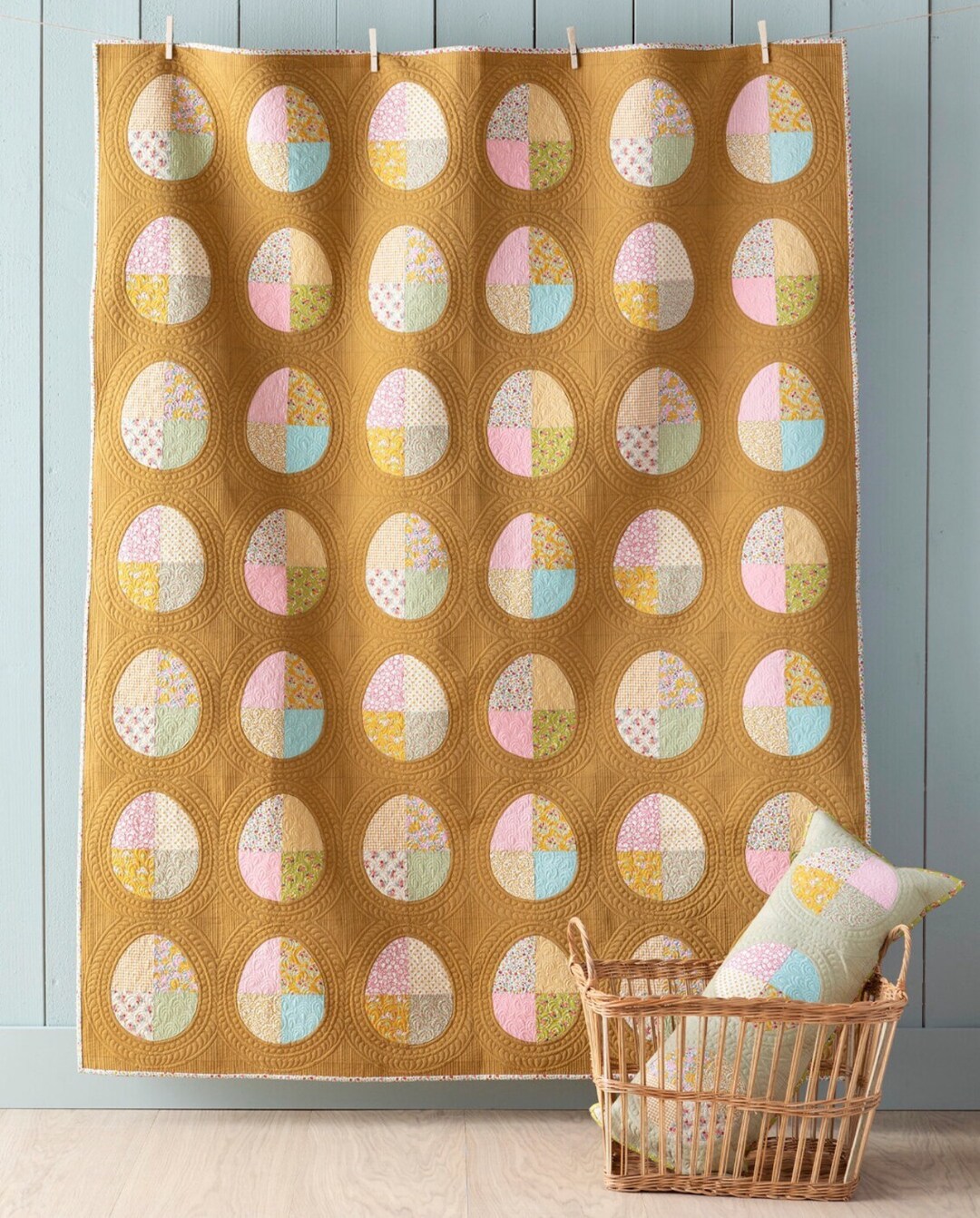 Easter Egg Quilt Kit Featuring Tilda - Etsy