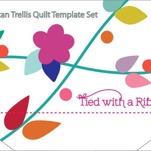 Tuscan Trellis Quilt Pattern Set by Tied With A Ribbon - Etsy