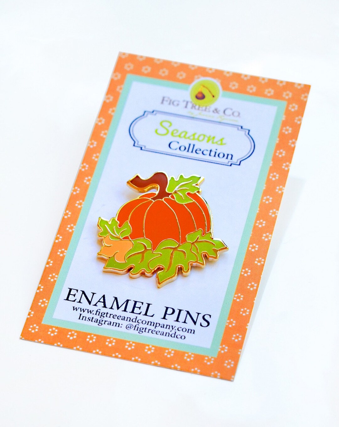 Pumpkin Harvest Enamel Pin - Etsy
