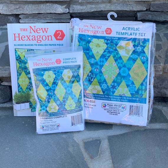 The New Hexagon 2 Complete Kit With English Paper Piecing | Etsy