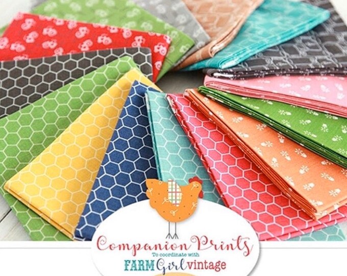 Farm Girl Vintage Companion Prints Half Yard Bundle by Lori Holt - Etsy