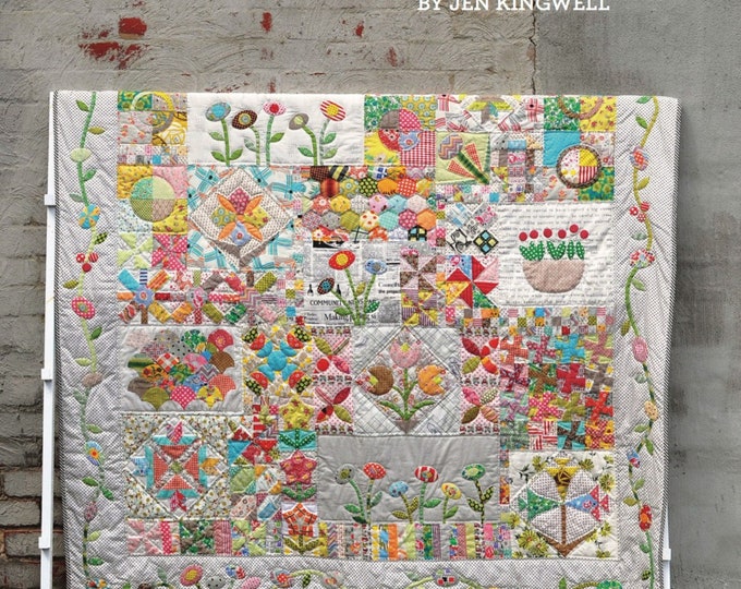 Green Tea and Sweet Beans Quilt Pattern Booklet by Jen Kingwell - Etsy