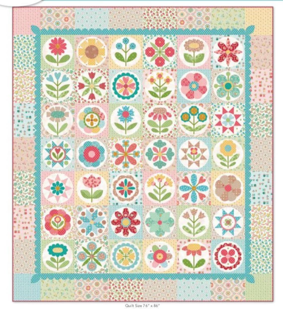 Granny's Garden Quilt Kit by Lori Holt - Etsy
