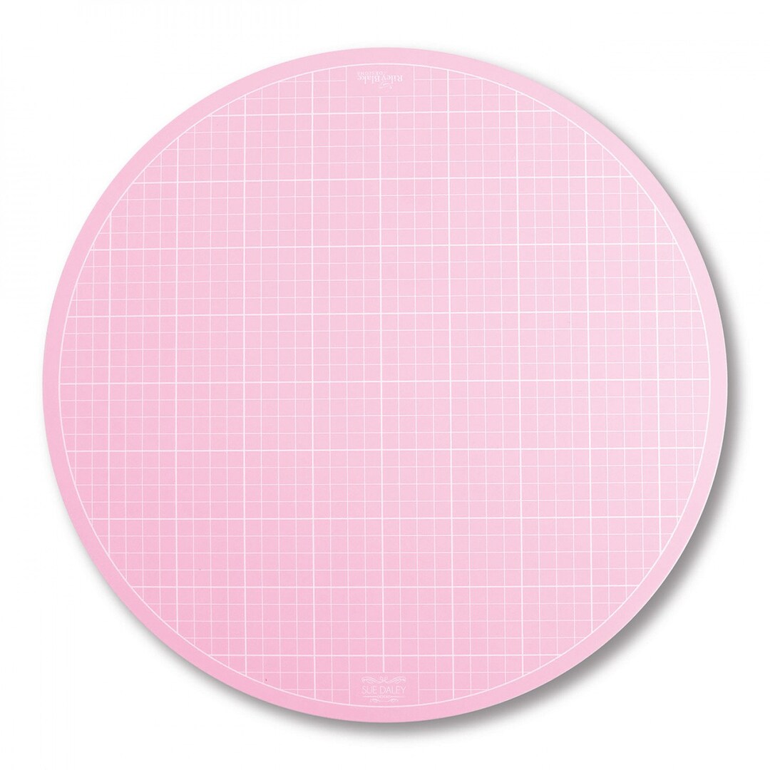 Pink Rotating 10" Cutting Mat by Sue Daley - Etsy