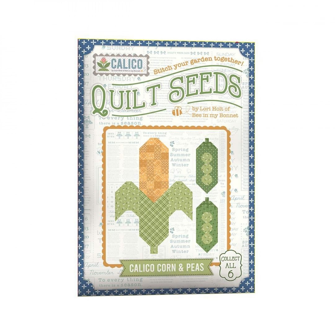 Calico Corn and Seeds Quilt Seeds Pattern and Fabric Kit - Etsy