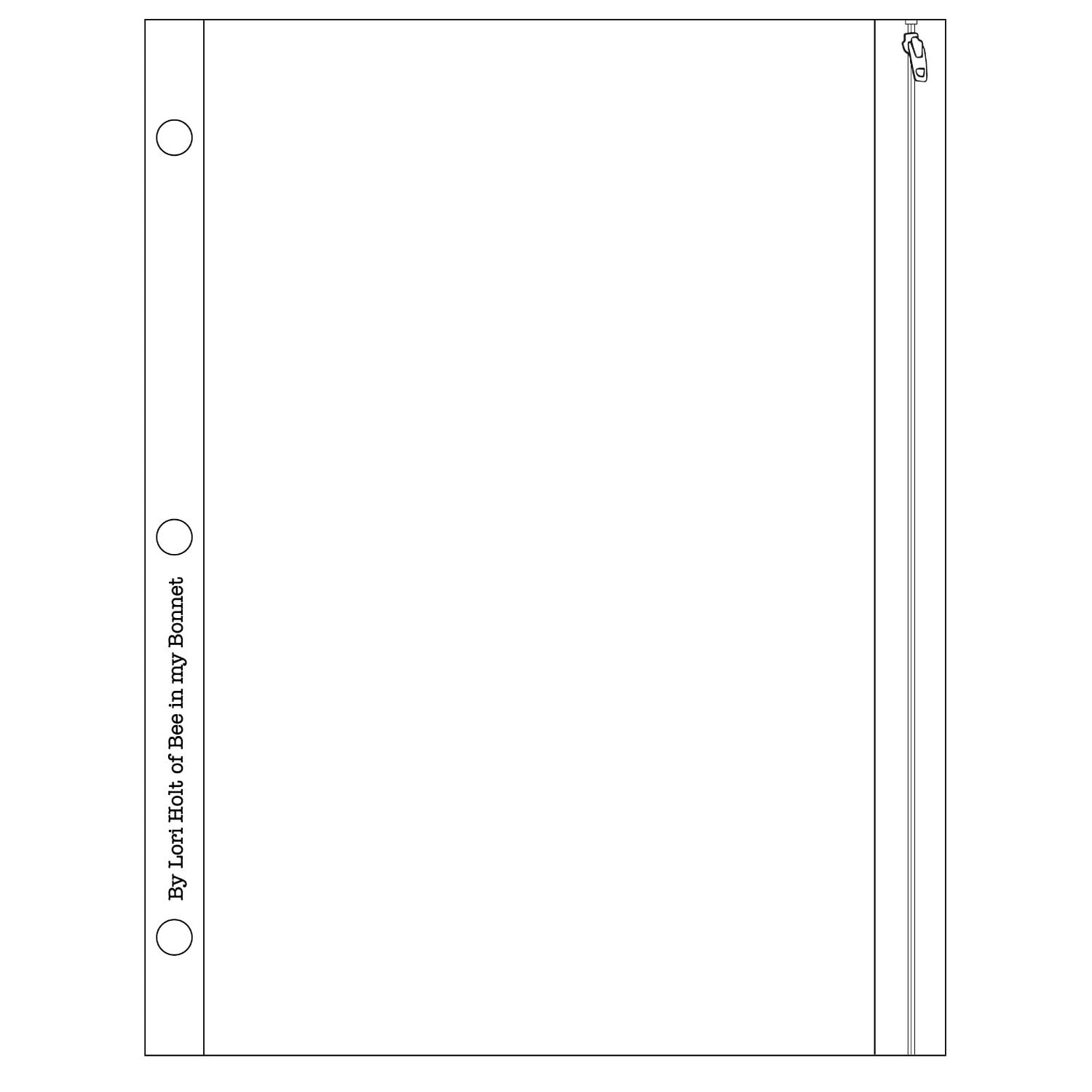 Bee Keeper Binder Pocket Inserts by Lori Holt of Bee in My Bonnet - Etsy