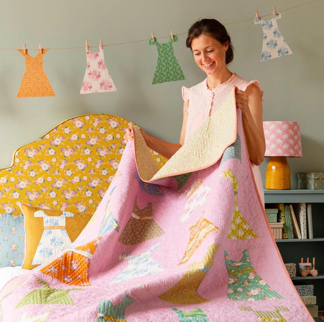PRE-ORDER My Sunday Best Quilt Kit in Blush Sunday Brunch Featuring Tilda - Etsy